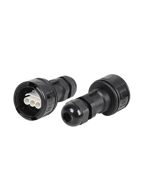 Connector - 3-Pin Waterproof Female Adaptaflex - UK Release Systems