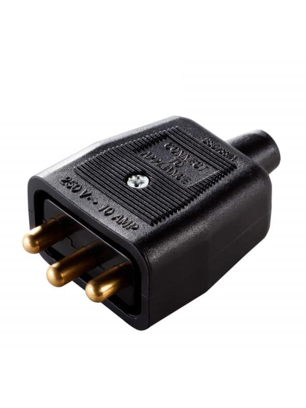 Connector - 3 Pin Inline - Duraplug Type - UK Release Systems